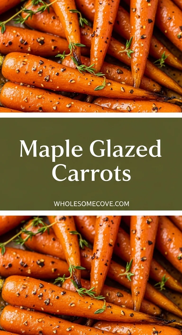 Maple Glazed Carrots Recipe: Sweet & Savory Side Dish - Wholesome Cove