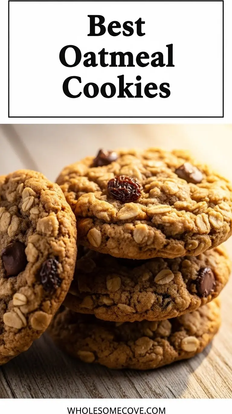 Best Oatmeal Cookies Recipe: Chewy & Classic (Easy!) - Wholesome Cove