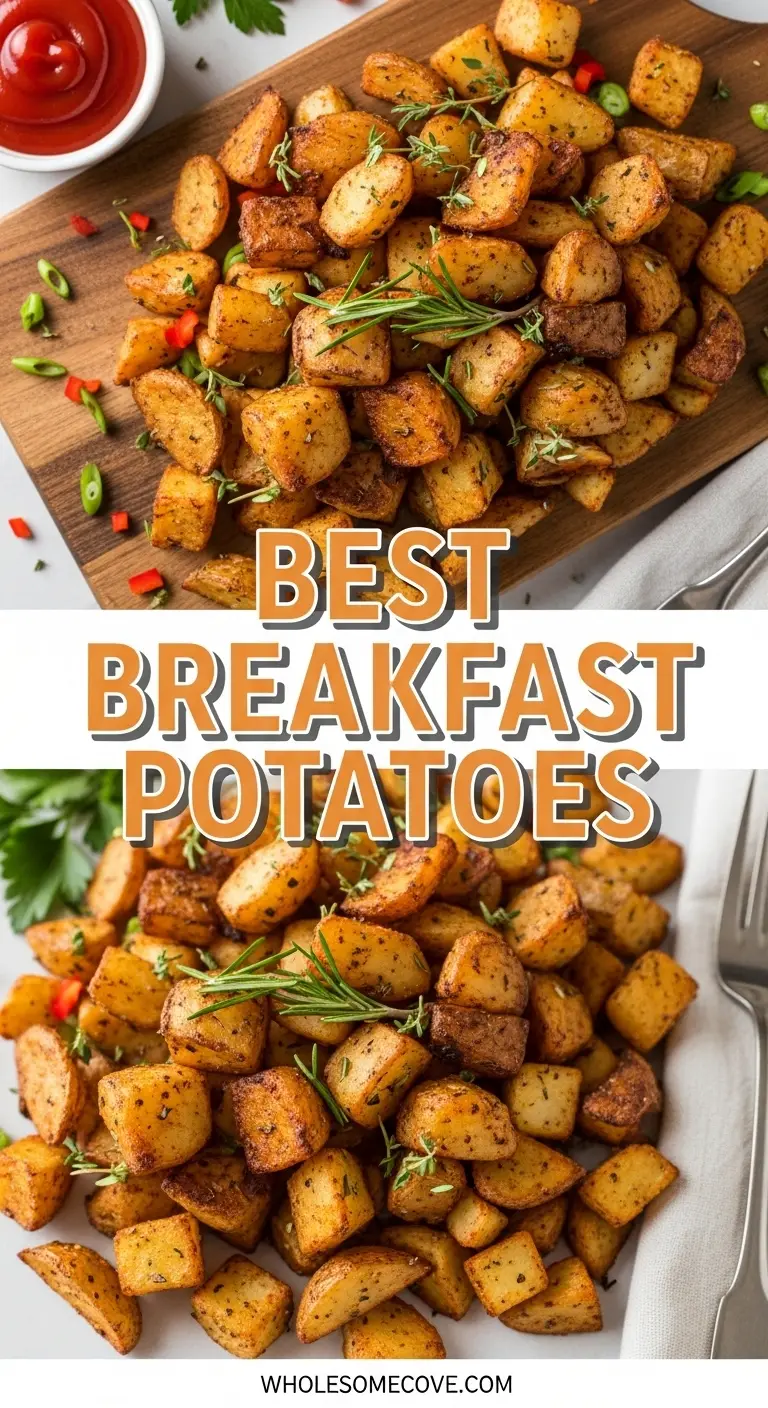 Breakfast Potatoes Recipe (Crispy & Golden Every Time!) - Wholesome Cove