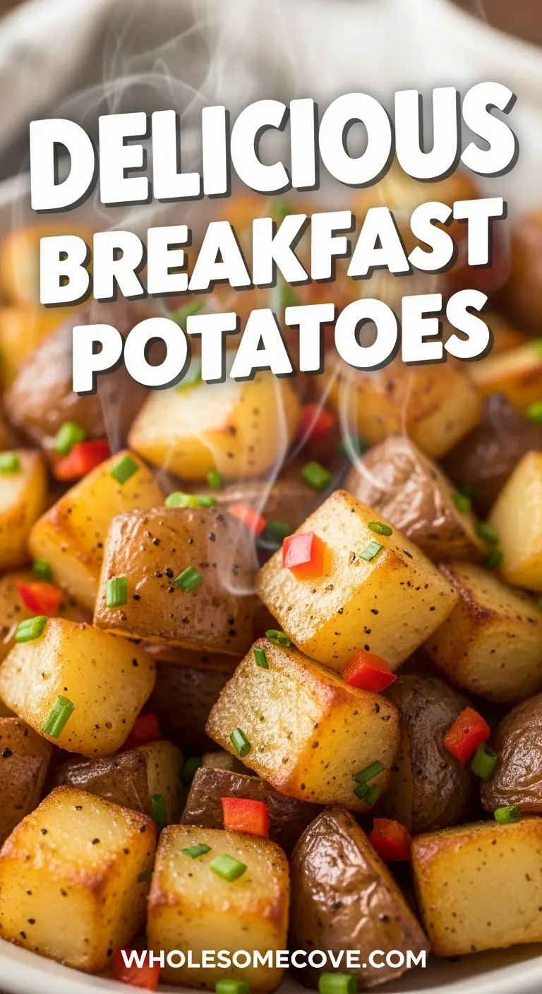 Breakfast Potatoes Recipe (Crispy & Golden Every Time!) - Wholesome Cove