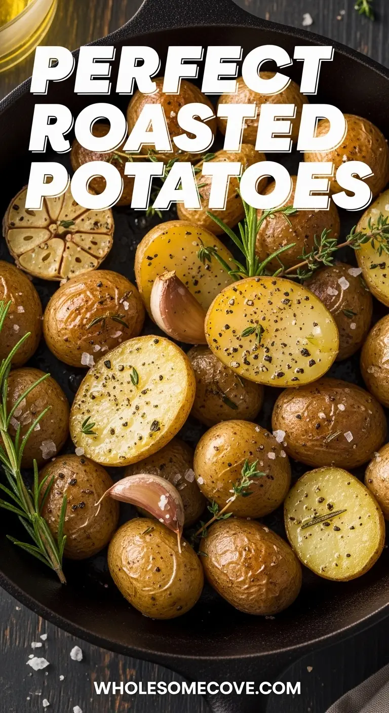 Roasted Potatoes Recipe (Crispy & Golden) - Wholesome Cove